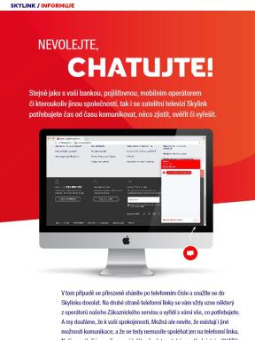 Nevolejte, chatujte | CZ 02/2025 | Skylink TV
