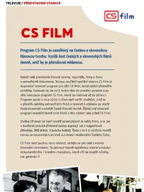 Představení stanice CS Film | CZ 05/2018 | Skylink TV