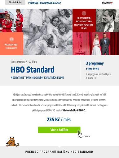 SI – Balíček HBO Standard | CZ 16/2015 | Skylink TV